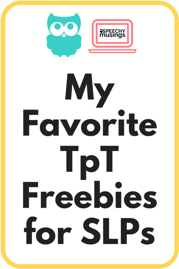 194+ of my Favorite FREE Speech Therapy Materials!.