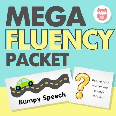 Mega Fluency Packet for Speech Therapy.