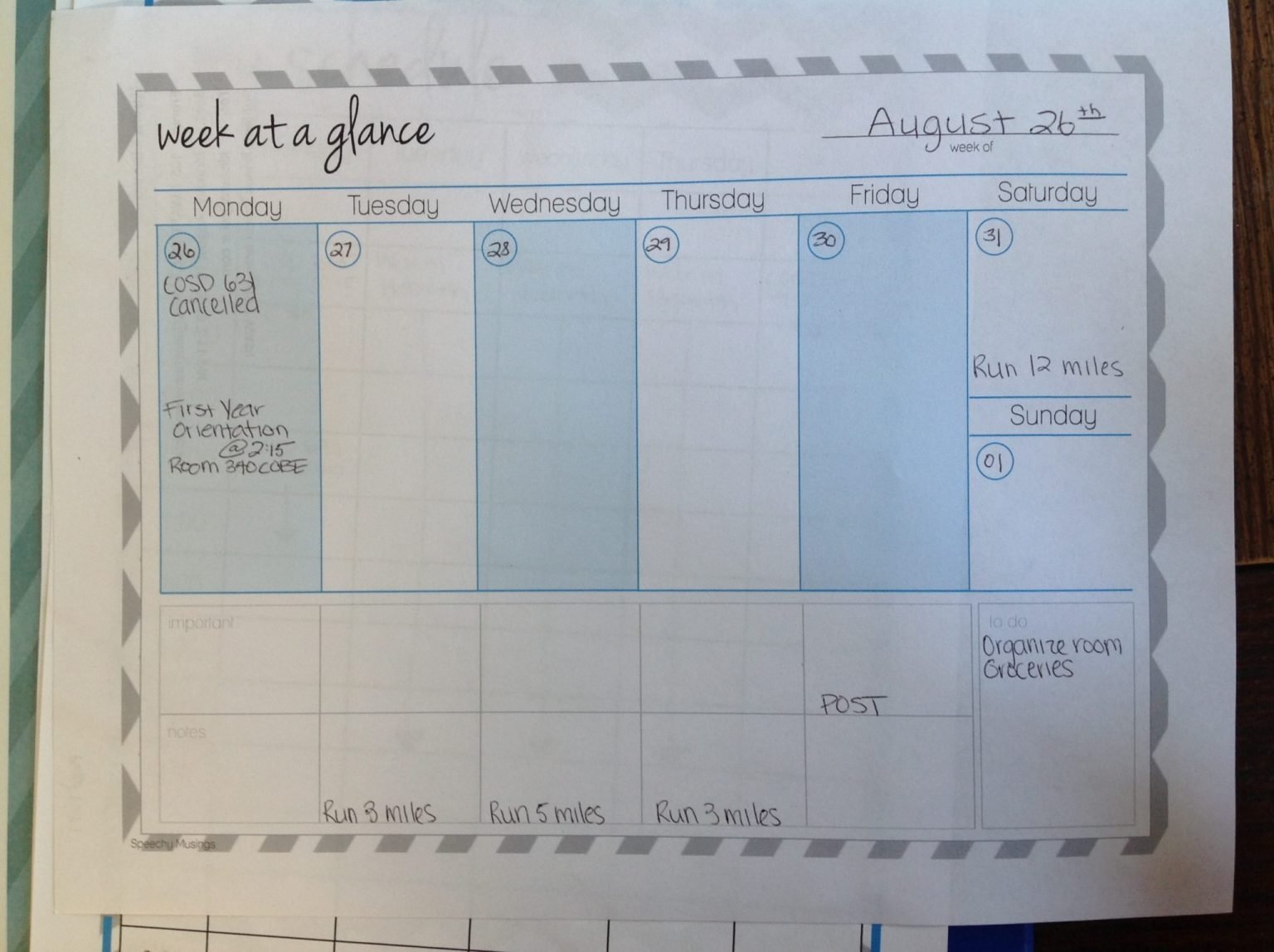 Make It Look Good! Editable Organizational Freebie | Speechy Musings