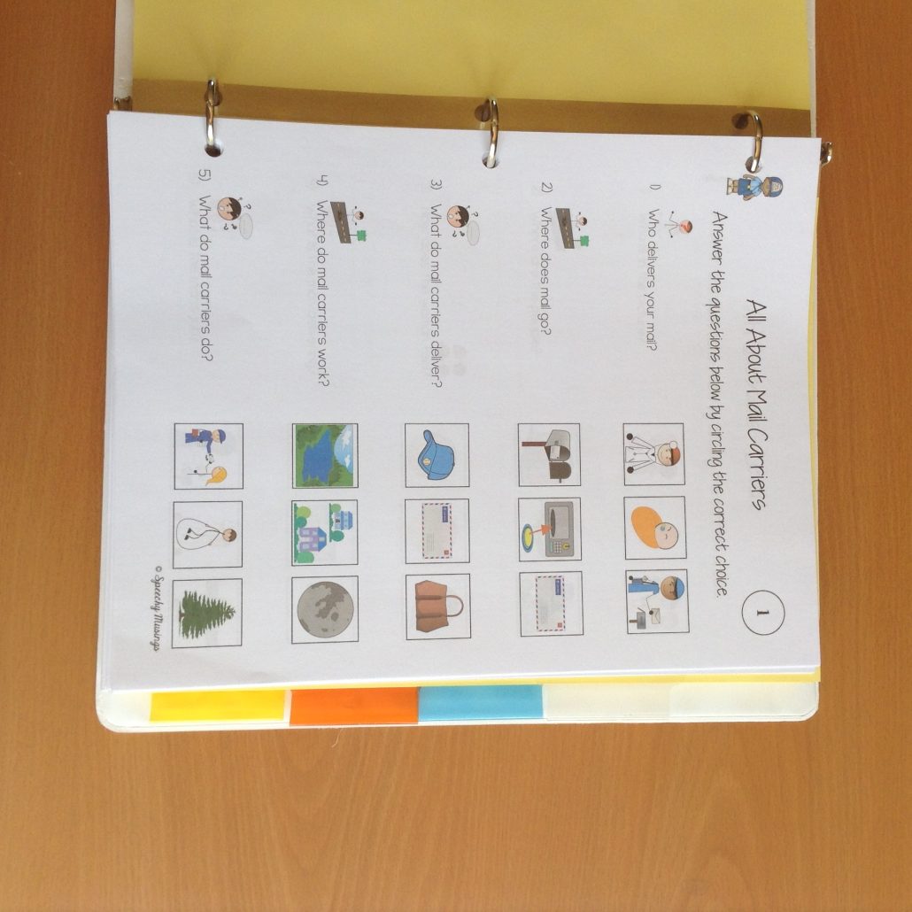 Community Helpers Worksheets Using Real Pictures | Speechy Musings