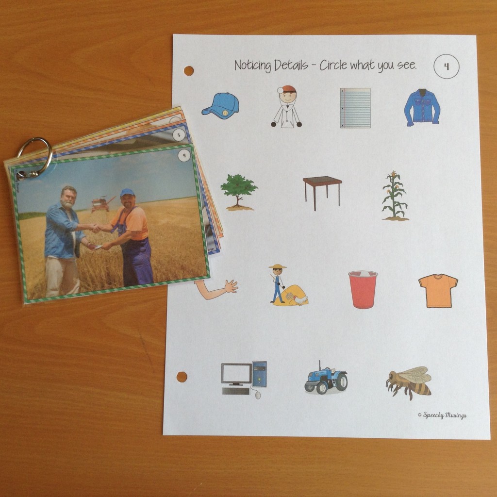 Community Helpers Worksheets Using Real Pictures | Speechy Musings