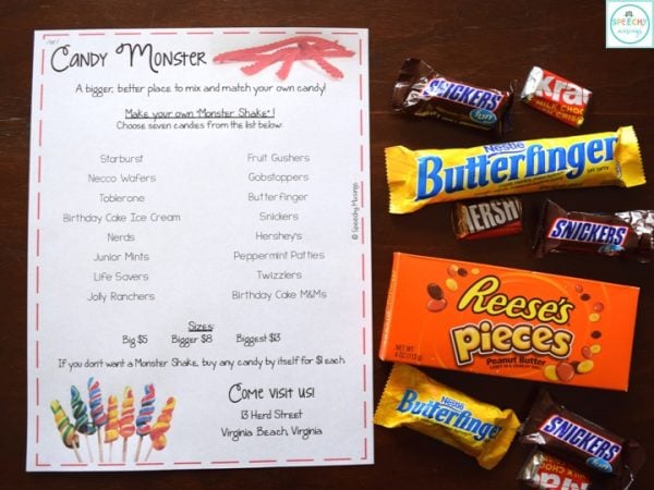 Speech Therapy for R sound: Articulation Menus.