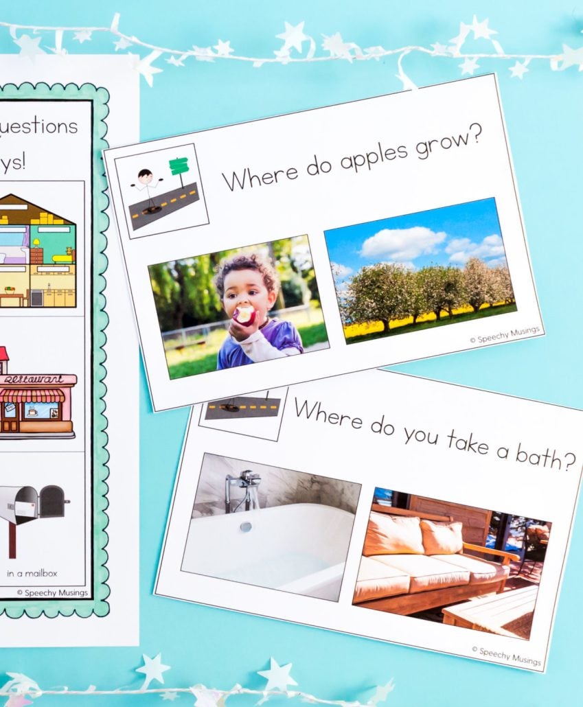 WH Questions with Real Pictures.