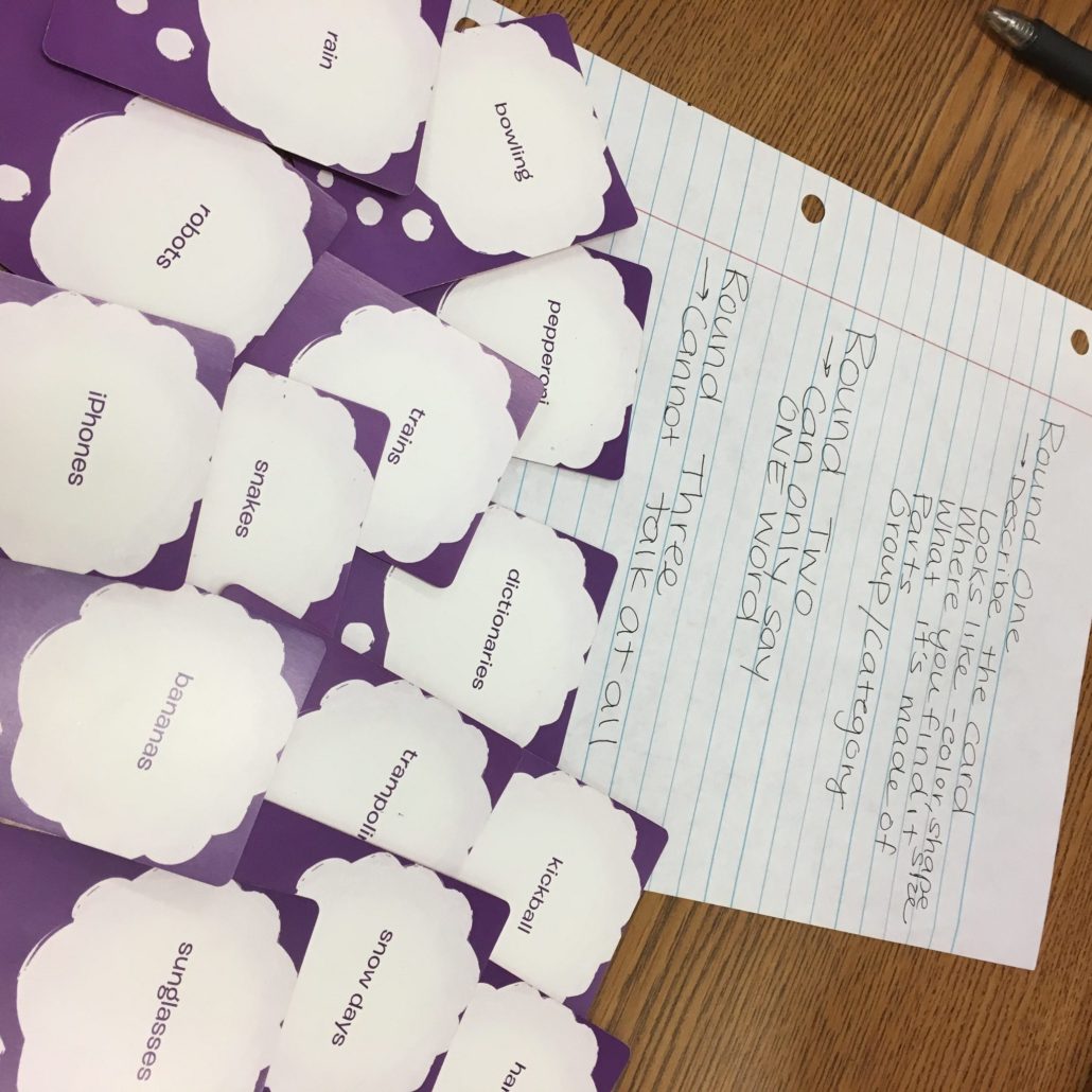 No-Prep Game to Target Describing Skills for Kids That's Easy