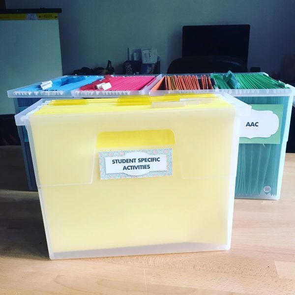 SLP Organization Now!: File Folder Bins for Organizing Activities.