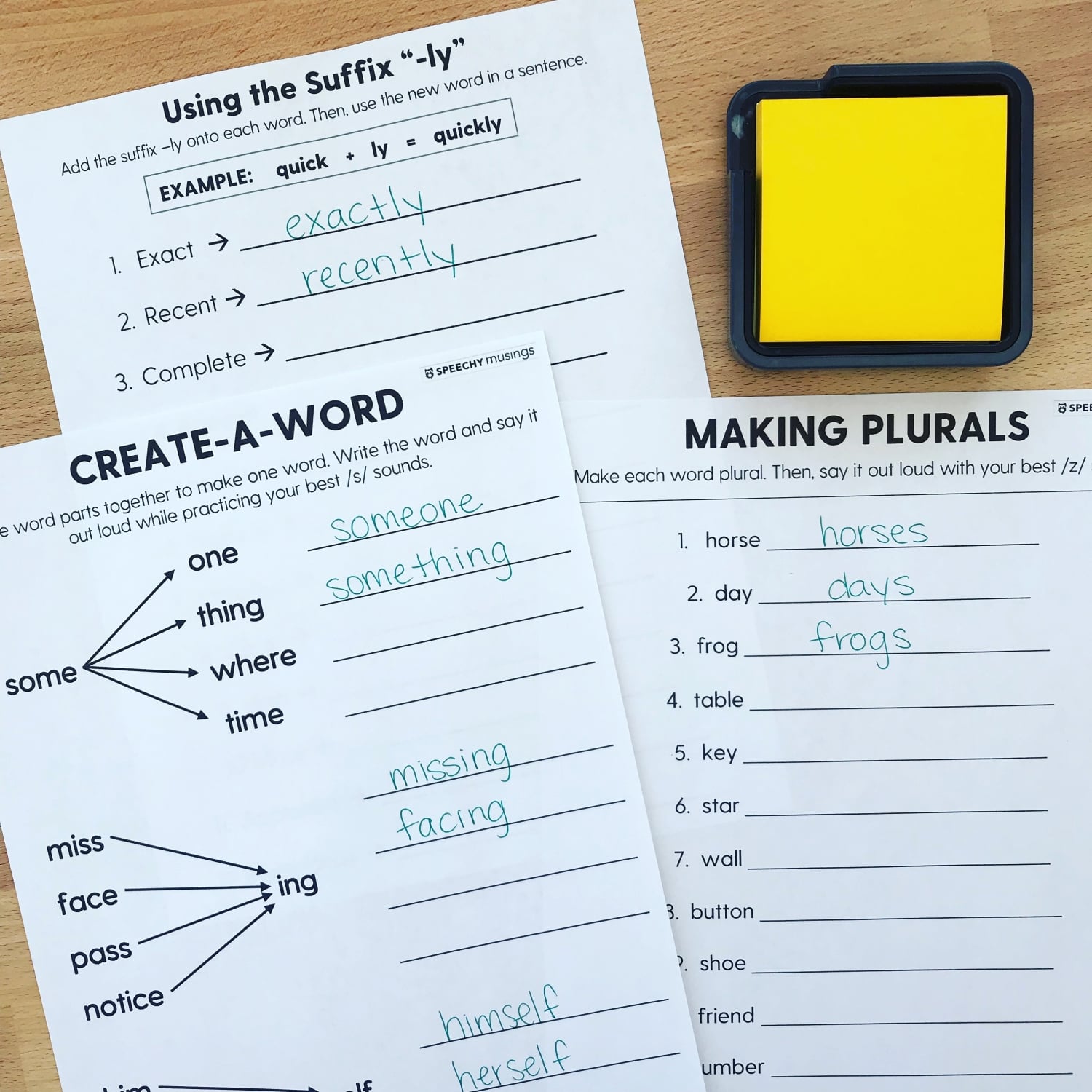 Using High Frequency Words in Articulation Therapy.