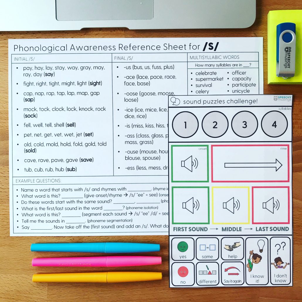 Phonological Awareness | Speechy Musings