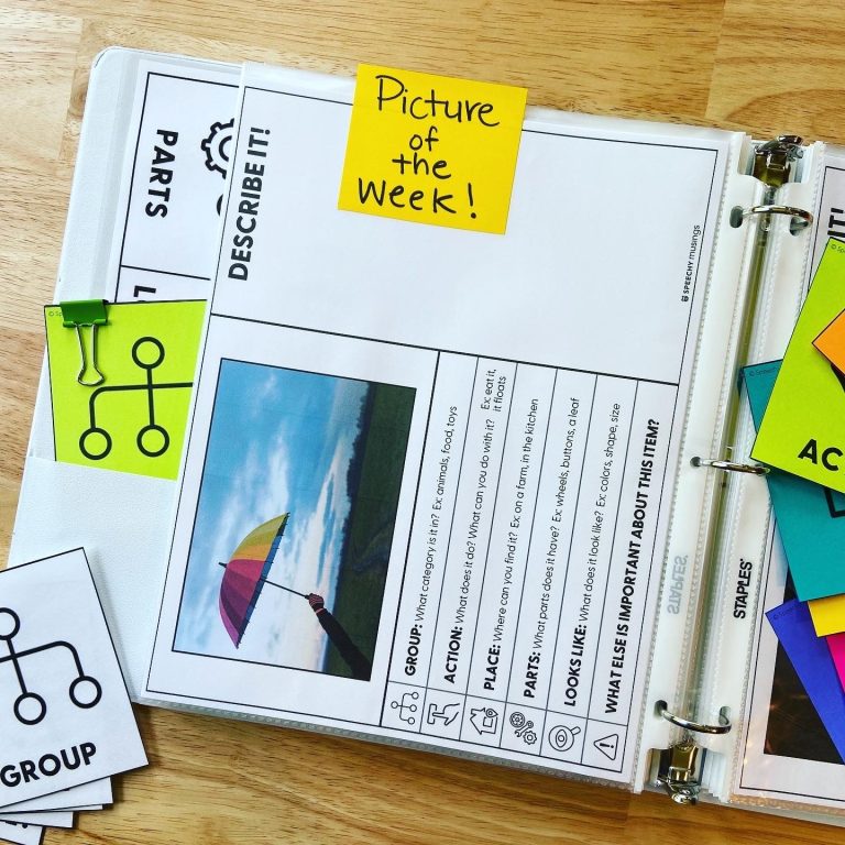 Describing Pictures for Speech Therapy | Speechy Musings