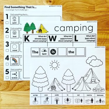 Spatial Concepts: Fun Activities and Worksheets | Speechy Musings