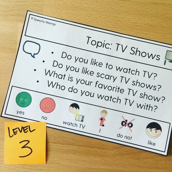 Yes and No Questions for Speech Therapy | Speechy Musings