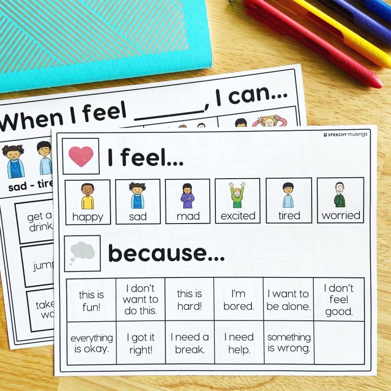 Strategies for Self Regulation and Emotions | Speechy Musings