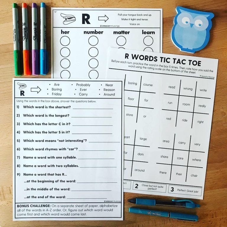 Speech Sound Therapy: Lesson Structure and Tips| Speechy Musings