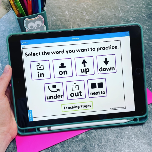 Spatial Concepts: Fun Activities and Worksheets | Speechy Musings