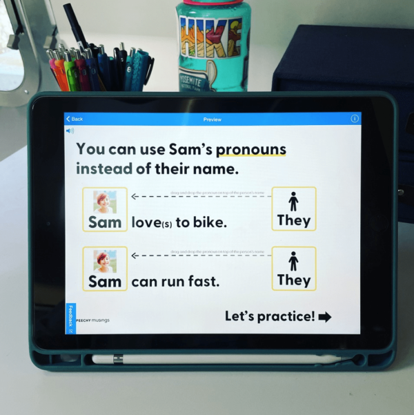 Pronoun Activities: Time to Go Beyond He and She!.