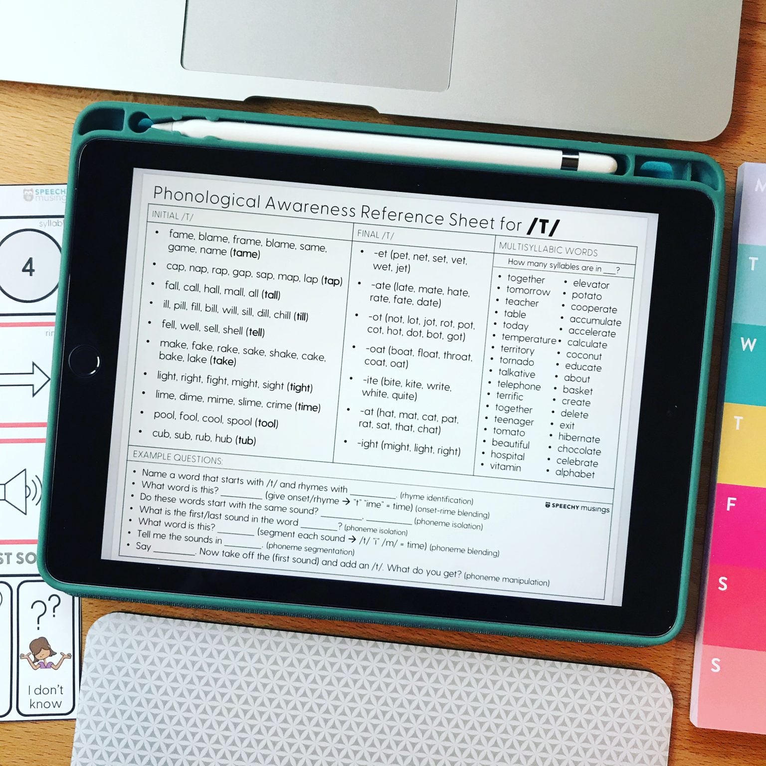 F & V: Words, Lists, Materials & Everything You Need!| Speechy Musings
