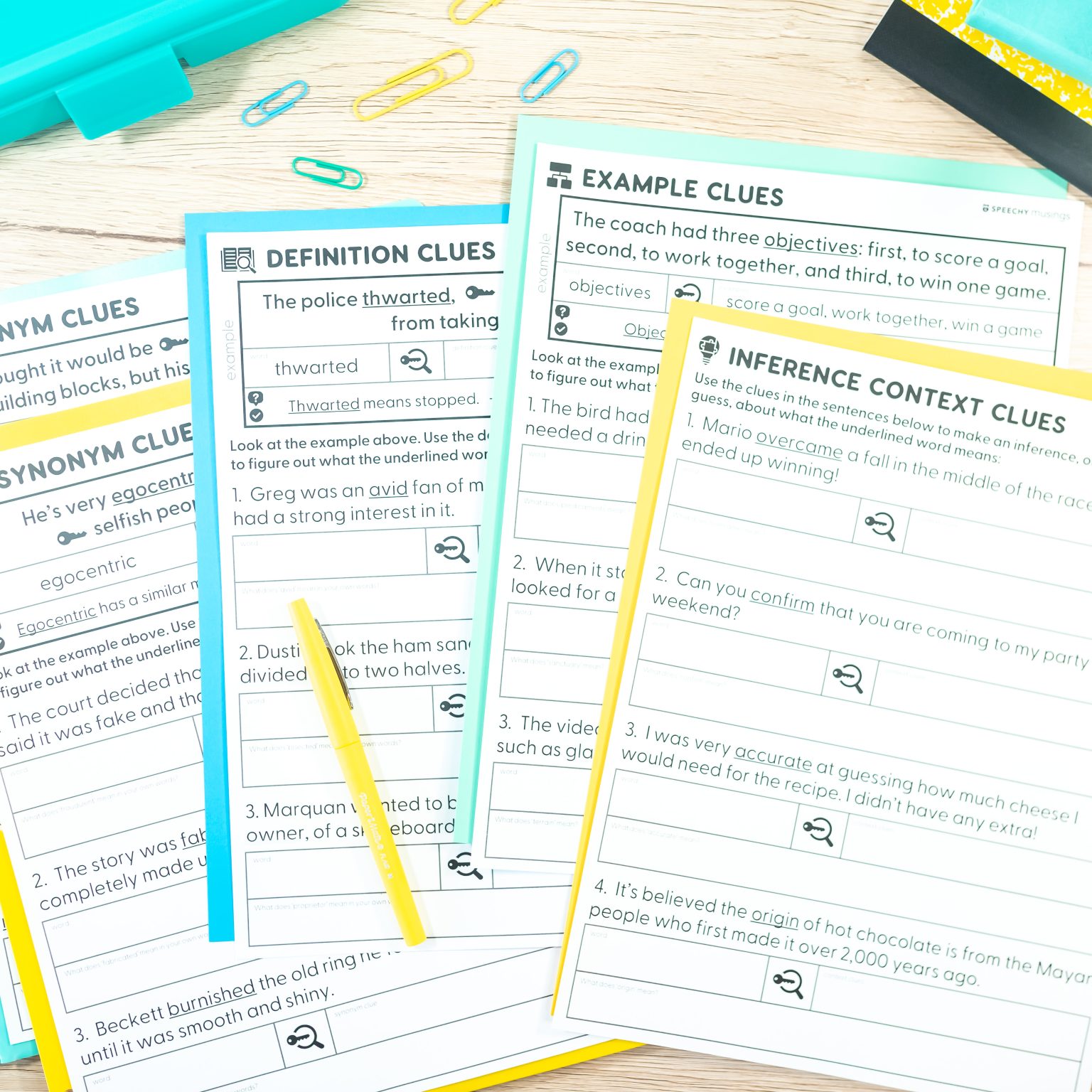 Context Clues | Speechy Musings