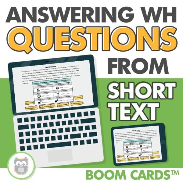 Answering WH Questions from Short Texts | Speechy Musings