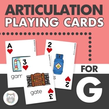 F Articulation Playing Cards | Speechy Musings