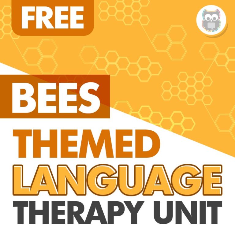 FREE Trees Themed Mini Language Therapy Unit.
