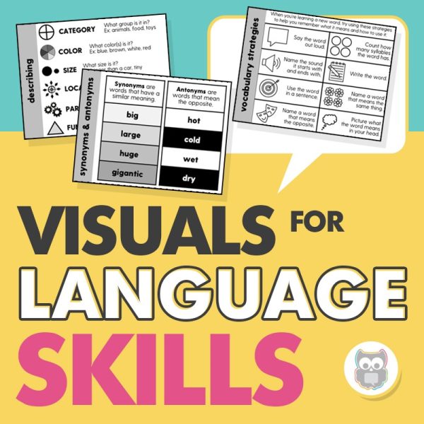 Sentence Strips with Visuals | Speechy Musings