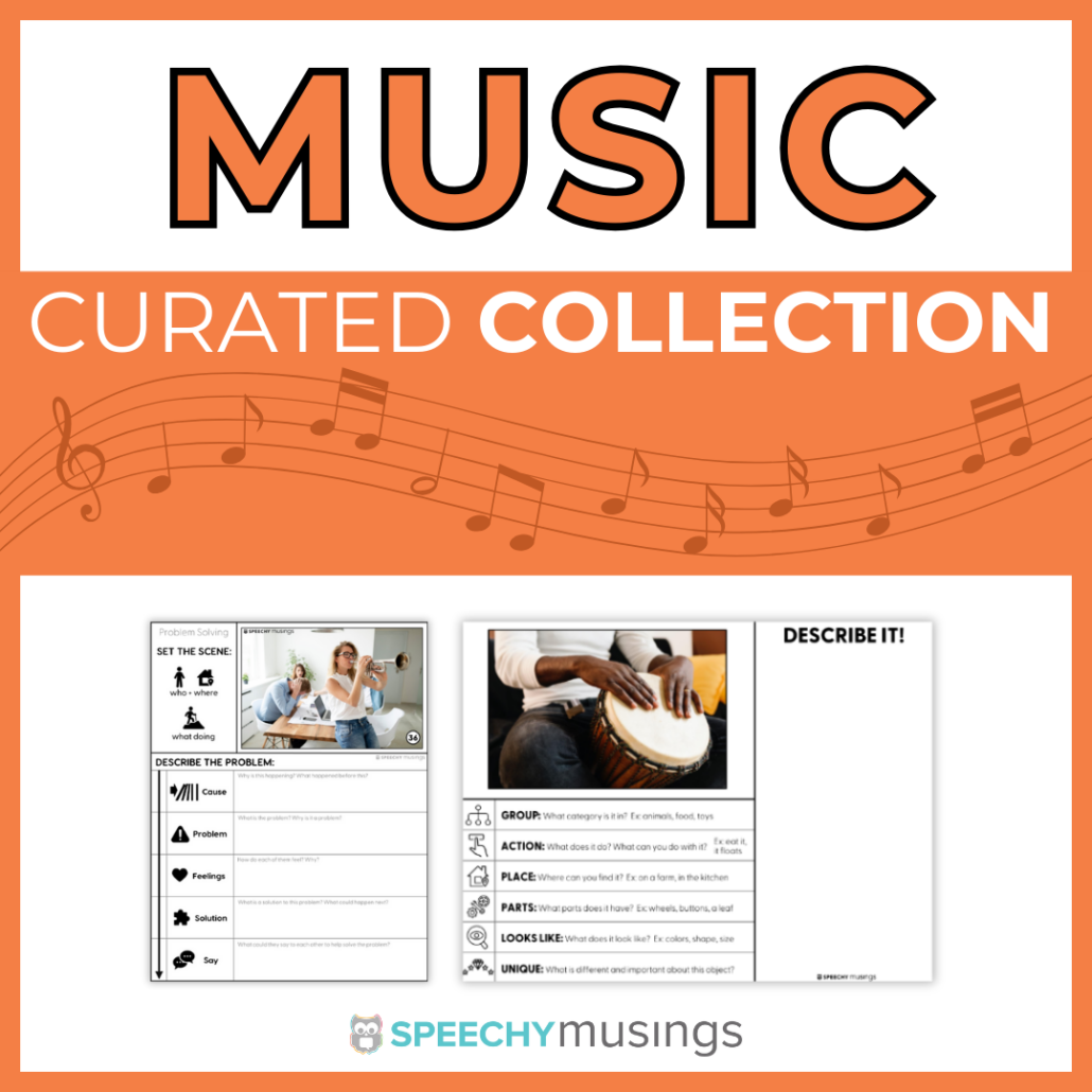 Music | Themed Language Unit | Speech Language Therapy.