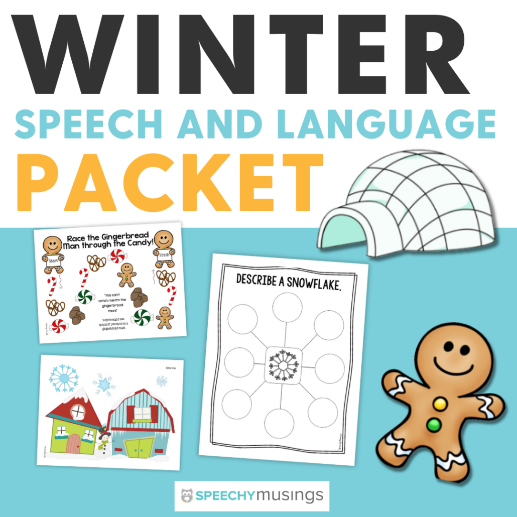Winter Themed Speech and Language Activities Packet.