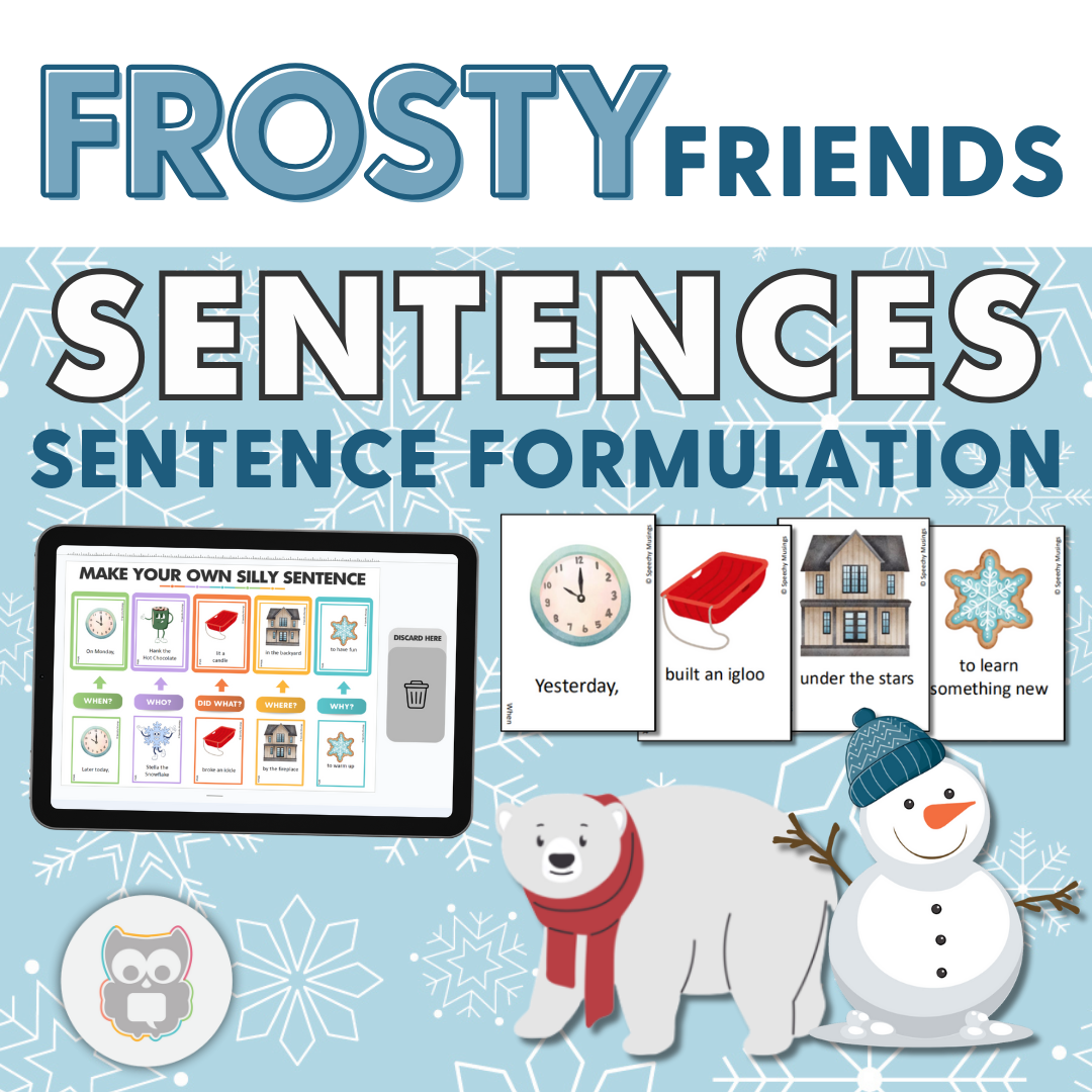 Darling Daisies May Sentences – Spring Speech Therapy Activity