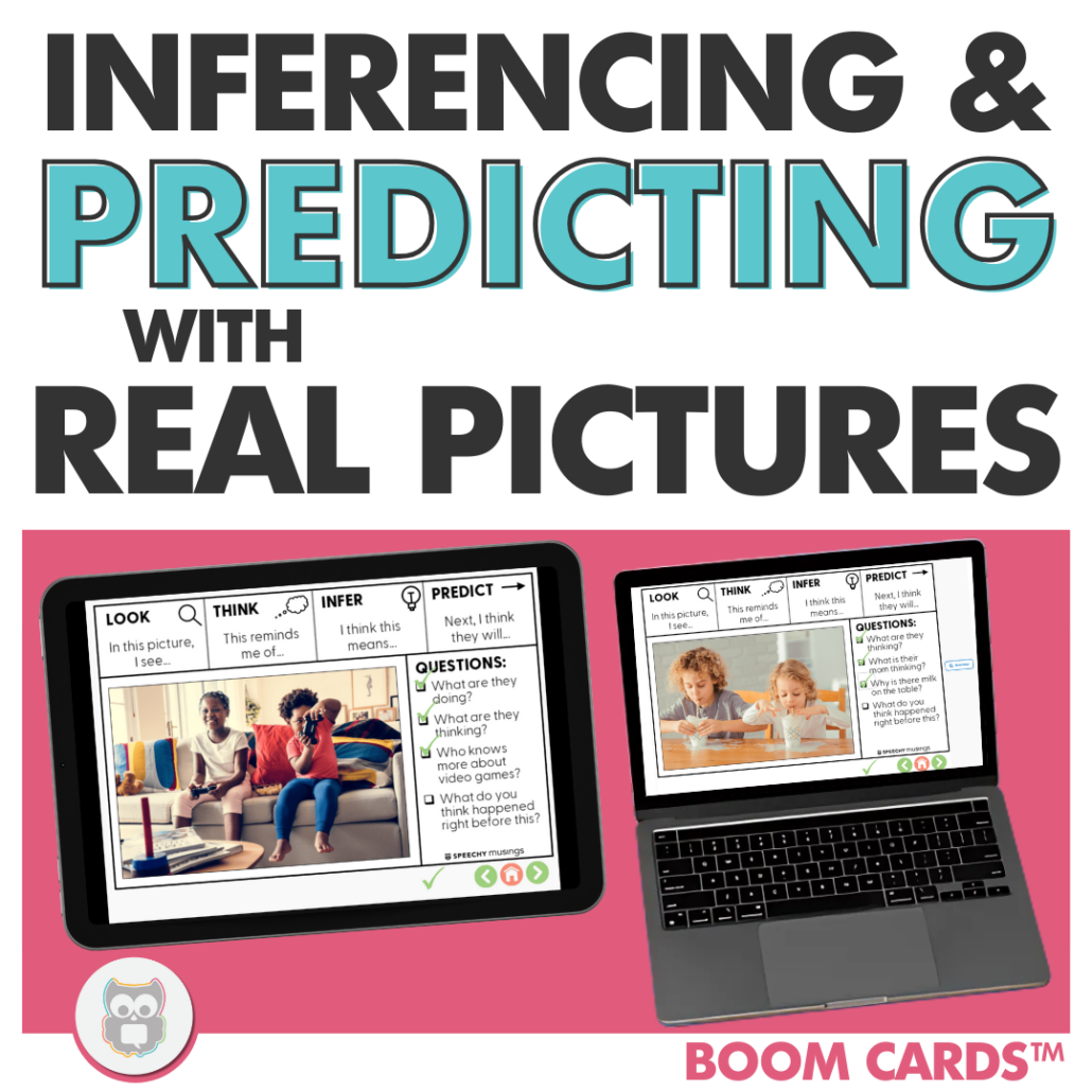 DIGITAL Inferencing and Predicting Using Real Pictures Boom Cards ...