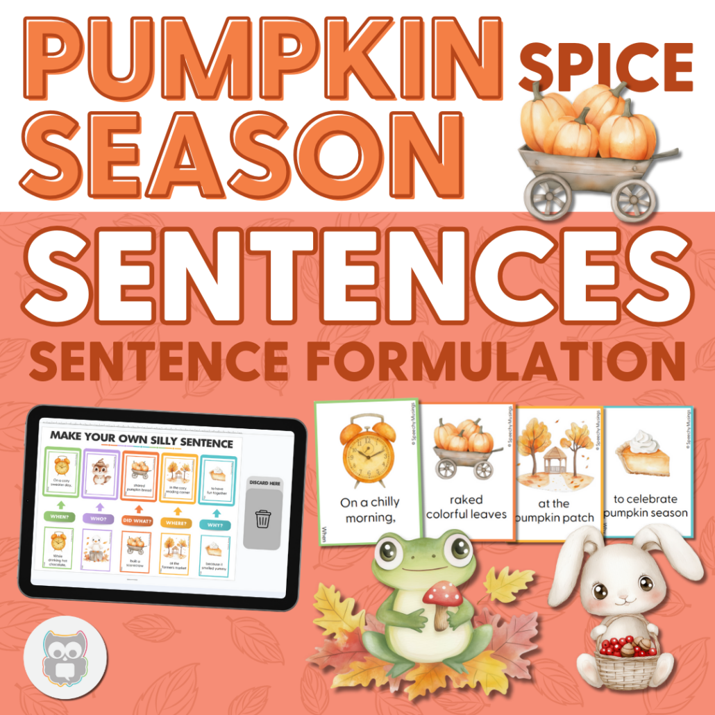September Sentence Formulation | WH Question Activities | Fall Themed ...
