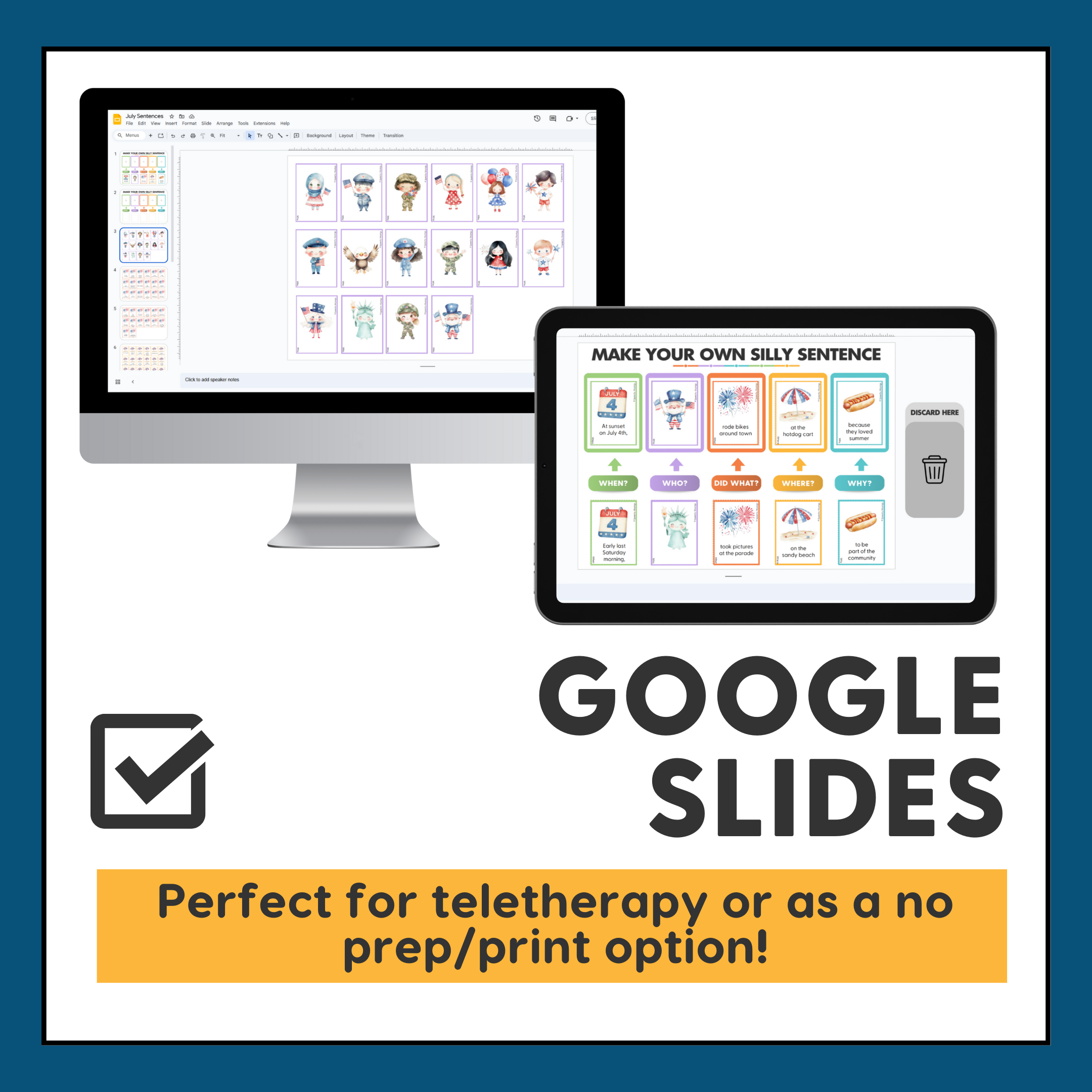 Star-Spangled Summer Sentence Formulation.