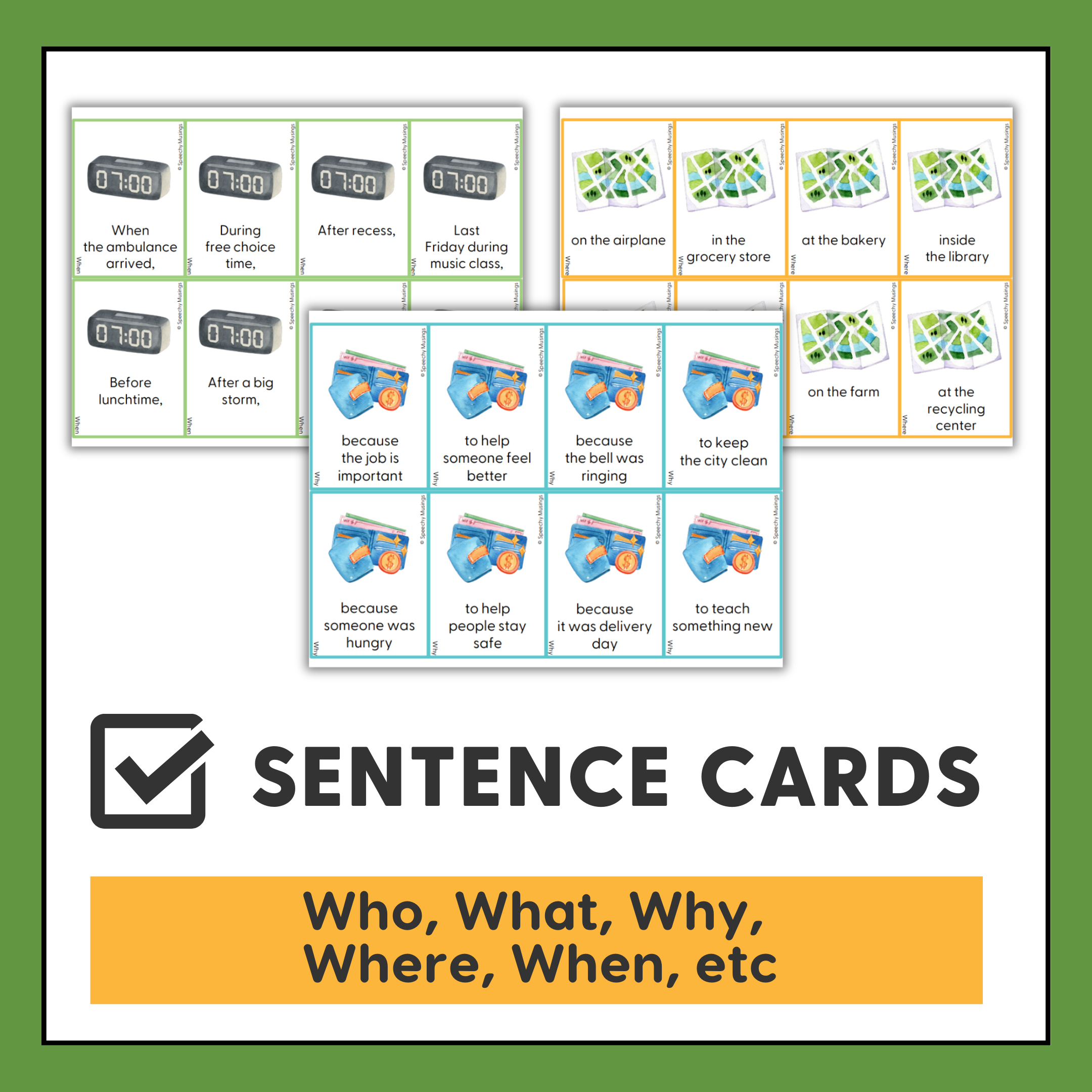 Friendly Community Helpers Sentences - Sentence Formulation.