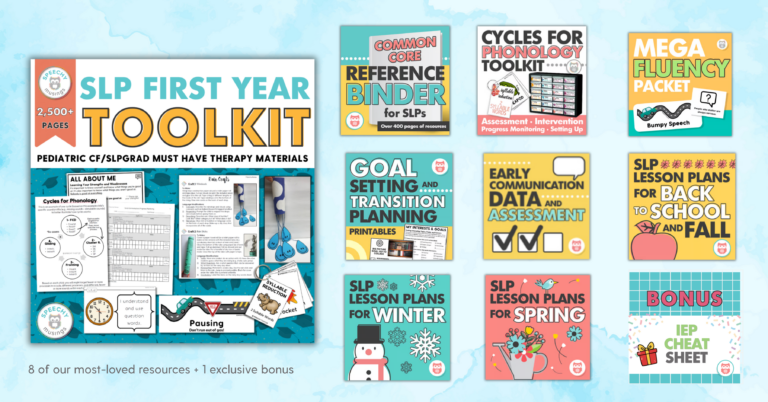 The SLP First Year Toolkit | Speechy Musings
